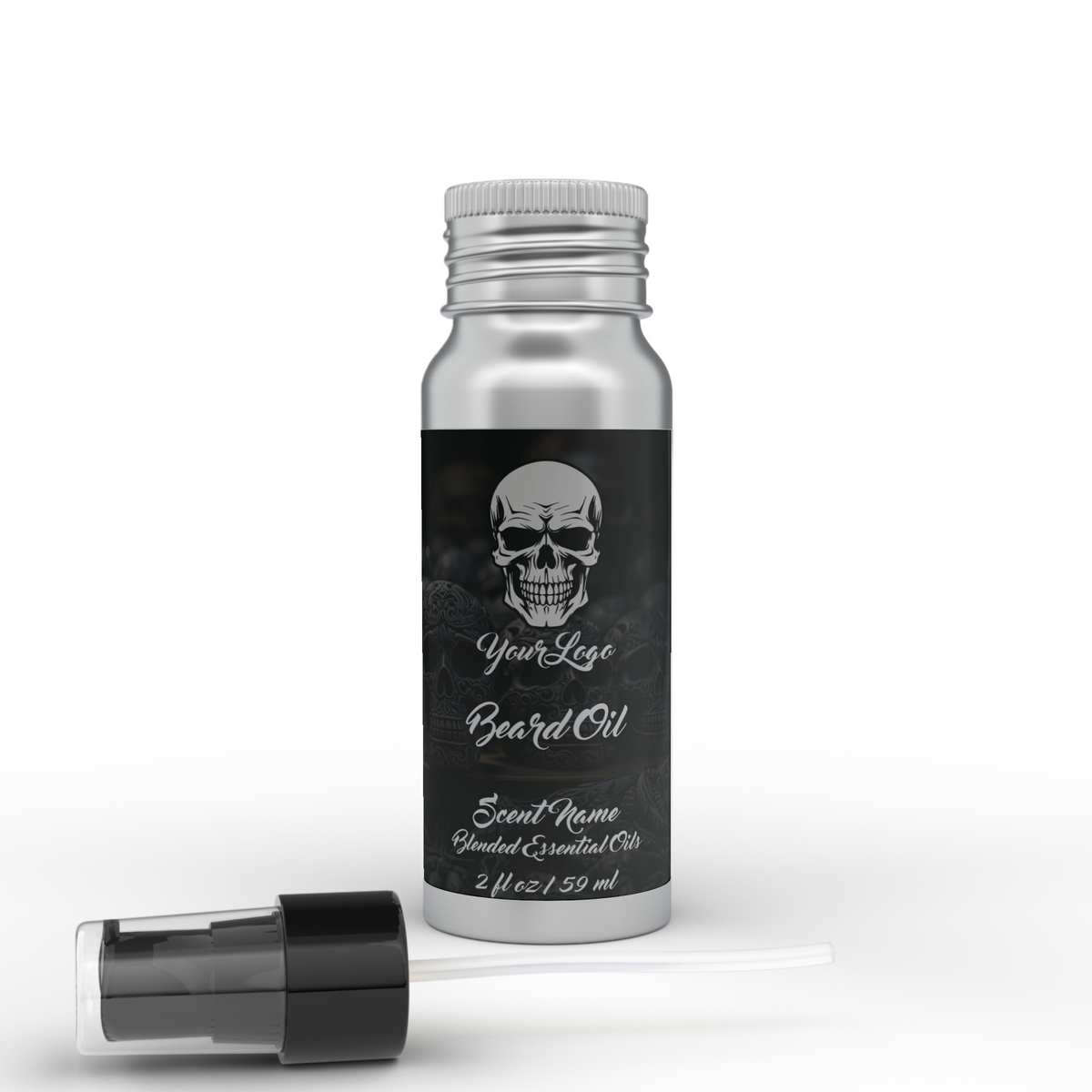 Skull Motif - Label Design Pack – Hillman Reid Premium Skin and Hair ...